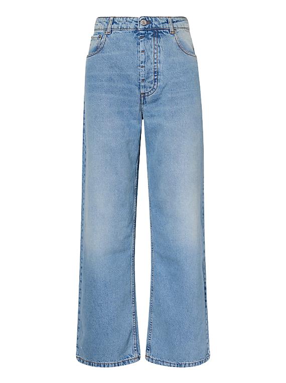 AMI AMI Wide-Leg Denim Jeans